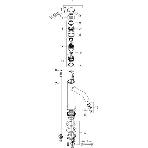 Hansgrohe Baterie Umywalkowe Tecturis S Jednouchwytowa Bateria
