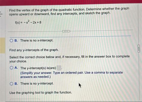 Find The Vertex Of The Graph Of The Quadratic Studyx