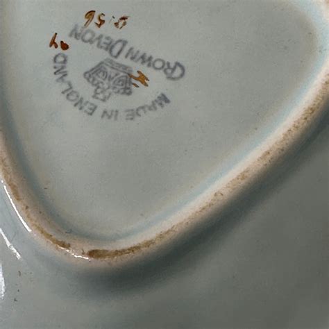 Crown Devon Beautiful Vintage Dish Pink Peacock