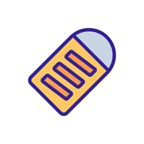 Ilustración De Contorno De Vector De Icono De Rallador De Cocina