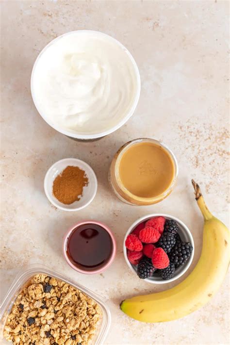 Greek Yogurt Peanut Butter Bowls Carmy Easy Healthy Ish Recipes