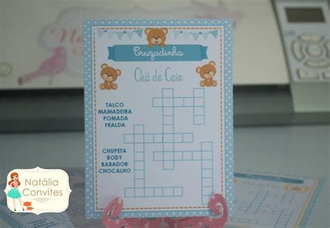 Cruzadinha Para Ch De Beb Elo Produtos Especiais