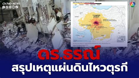ข่าวแผ่นดินไหวตุรกี อาฟเตอร์ช็อก ดร ธรณ์สรุปสาเหตุทำให้ยอดเสียชีวิตพุ่ง