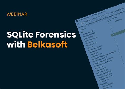 SQLite Forensics with Belkasoft - Enroll Today!