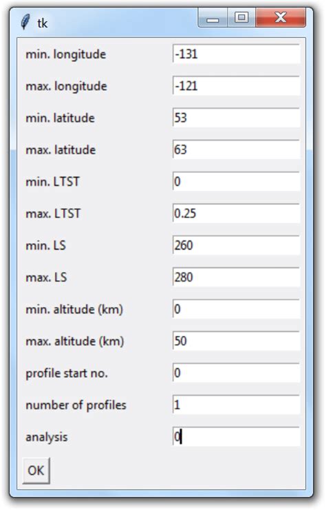 Screen Capture Of The Framework S Gui Form That Features The Input Download Scientific Diagram