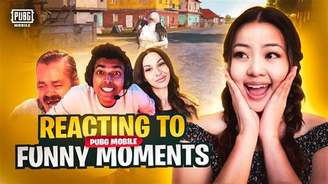 REACTING TO PUBG MOBILE FUNNY MOMENTS YouTube