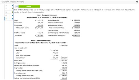 Solved Chapter Practice Problems Begin Tabular Ll Chegg