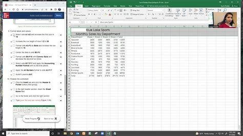 csci 1070 excel chapter 1 independent project youtube