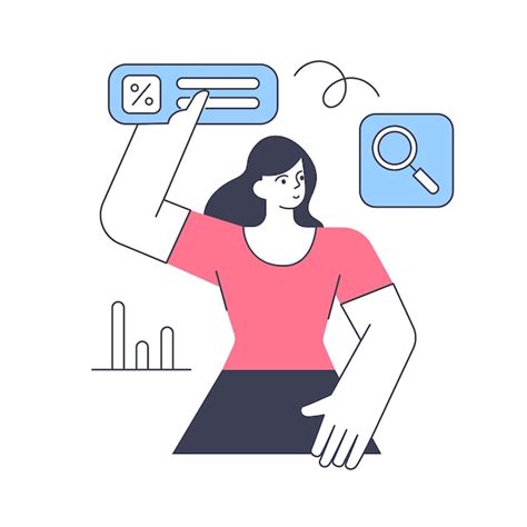 Premium Vector Search Engine Analyzing Social Media Marketing
