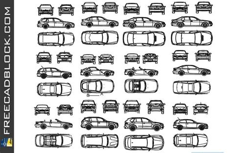 Car DWG CAD Blocks DWG NET Cad Blocks And House Plans 58 OFF