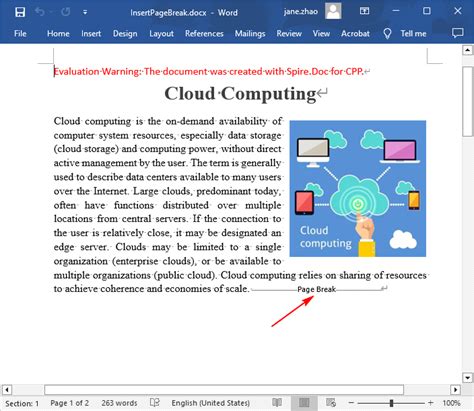C Insert Or Remove Page Breaks In Word