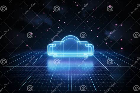 Cloud Computing Infrastructure Technology Data System Storage Service Concept Background