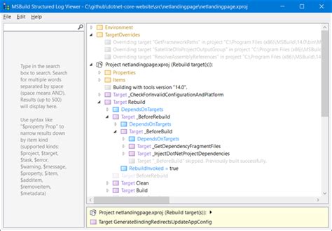 Msbuild Structured Log Record And Visualize Your Builds Scott Hanselman S Blog