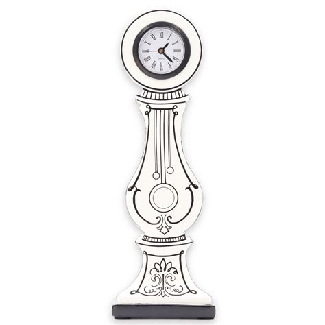 Character Sketch Clock White Bentley And Bo