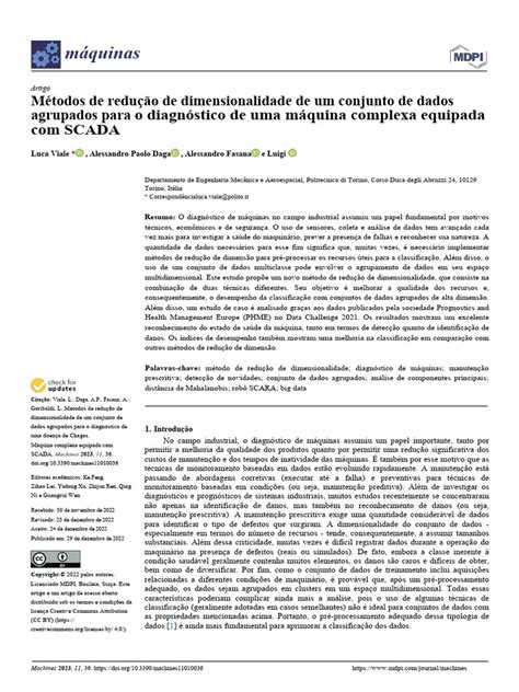 Six B1 Dimensionality Reduction Methods Of A Clustered Dataset For The Diagnosis Of A Scada