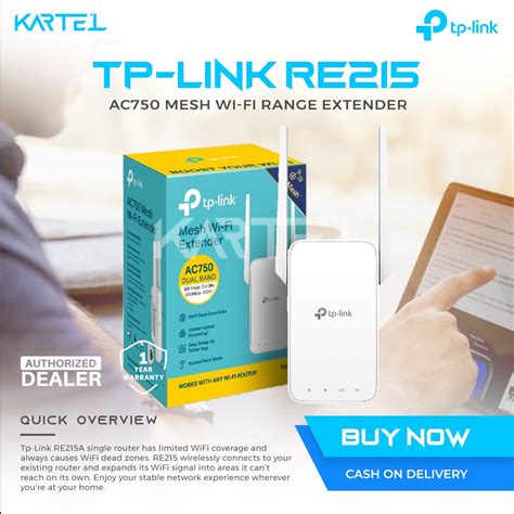 Tp Link Re Ac Ac Onemesh Wi Fi Range Extender Shopee Philippines