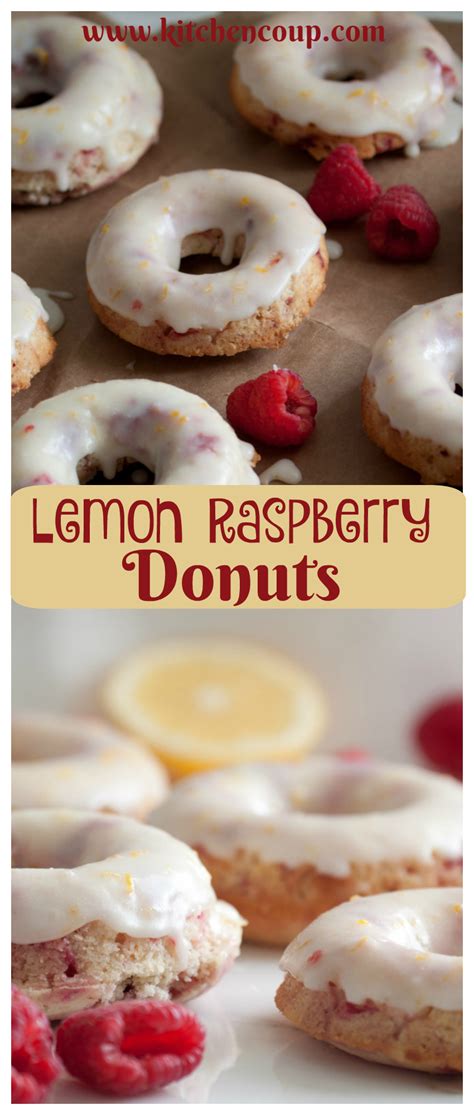 Lemon Raspberry Donuts Kitchen Coup