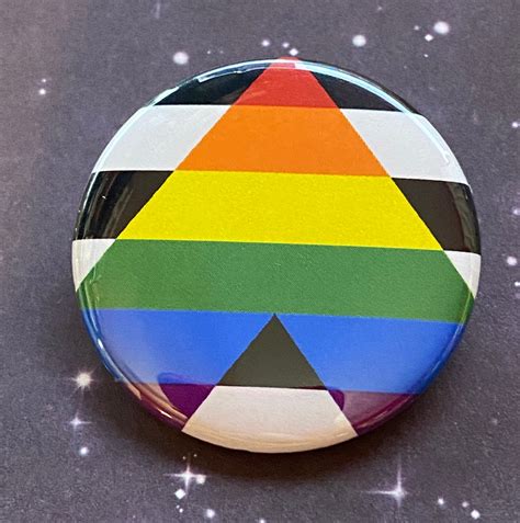 Straight Ally Pride Flag Pin Magnet Bottle Opener Pocket Etsy