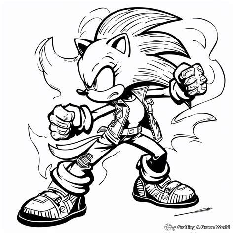 Sonic Boom Sonic Coloring Pages Free And Printable