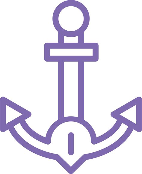 Anchor Vector Icon Design 22760980 Vector Art At Vecteezy