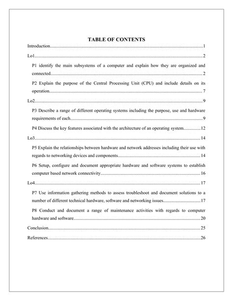 Architecture Components Networking And Maintenance