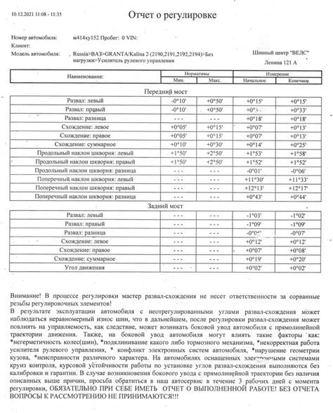 Замена рулевых наконечников и развал-схождение. — Lada Гранта (1G), 1,6 ...