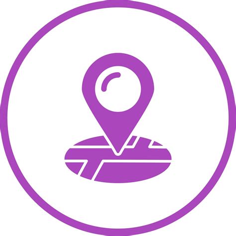 Location Glyph Round Circle Icon 17136958 Vector Art At Vecteezy