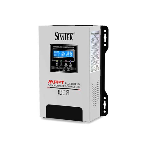 Simtek Mppt Plus Hybrid Solar Charge Controller 170v Voc 100amp Fully Automatic With Dual Lcd