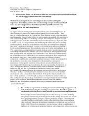 HWK CH Docx Micaela Chan Babe Name Assignment Title Weekly Integration Assignment