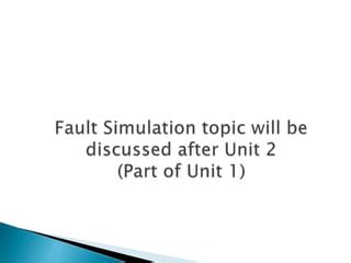 VLSI Testing Logic Simulation Part 1 Pptx