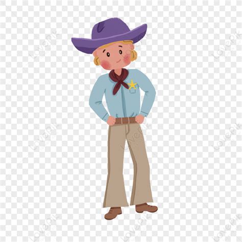 엉덩이에 손 일러스트 가진 카우보이 클립 아트 Png 일러스트 무료 다운로드 Lovepik