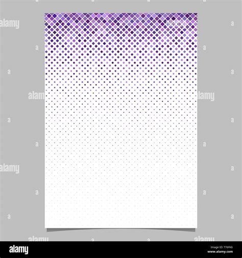 Geometric Diagonal Square Pattern Background Brochure Template Graphic Design Stock Vector