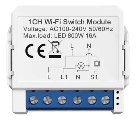 Interruptor De Luz Wifi Inteligente H8tuya De 1 Vía Control Cuotas