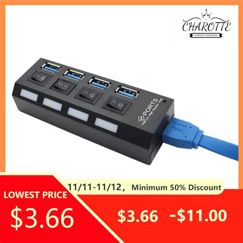 Usb 3 0 Hub Usb Hub 3 0 Multi Usb Splitter Hab 4 7 Grandado