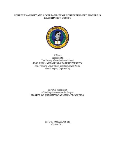 Development And Acceptability Of Contextualized Module In Illustration 2 Pdf