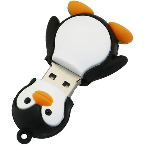 Memoria Usb Con Forma De Pingüino De Dibujos Animados De 32gb Walmart