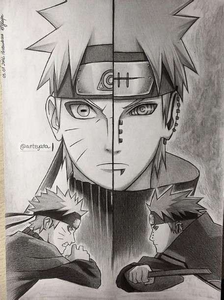 Cách vẽ Naruto đơn giản siêu ngầu đẹp nhất