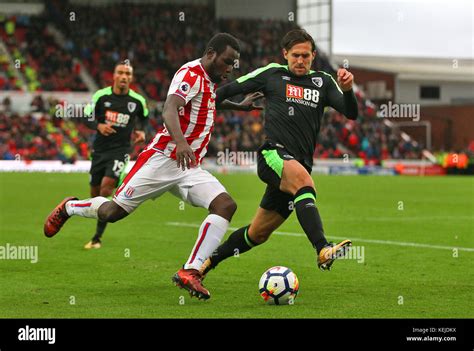 Stoke City S Mame Biram Diouf Left And AFC Bournemouth S Charlie