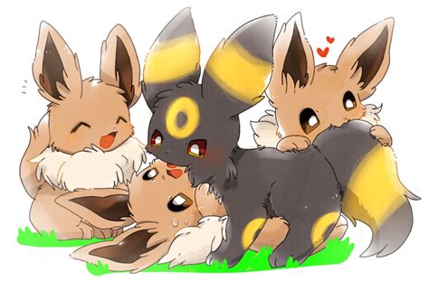 Eevee And Umbreon