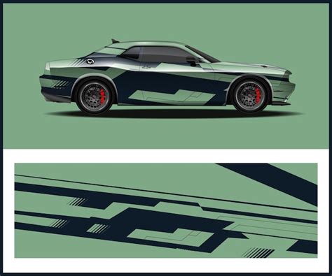 Un Automóvil Con Un Diseño En Blanco Y Negro Que Dice Car En él