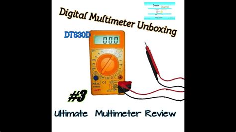 Multimeter Unboxing 3 Digital Multimeter Review And Unboxing Unity Dt830d Ashutosh7i