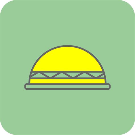 Bosu Ball Filled Yellow Icon 42753232 Vector Art At Vecteezy
