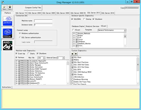 sqldiag と sqlnexus を使用した情報取得と可視化の関連情報 at se の雑記