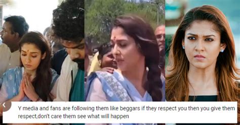 Nayanthara Threatens To Break Fans Phone After Being Filmed At Temple