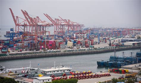 Xiamen Port At Xiamen Ports Haitian Terminal The
