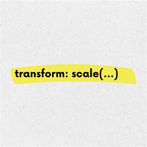 Etkileyici Web Tasar M Css Transform Scale Nas L Kullan L R