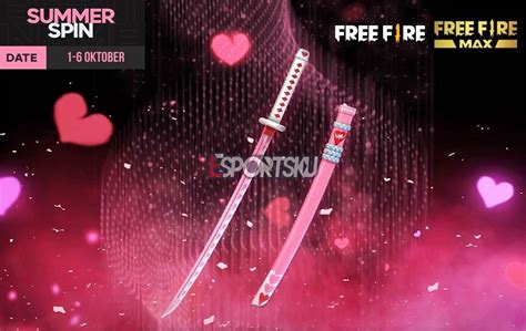 Skin Katana Of Love Gratis Di Kode Redeem FF Terbaru Ayo Tukar