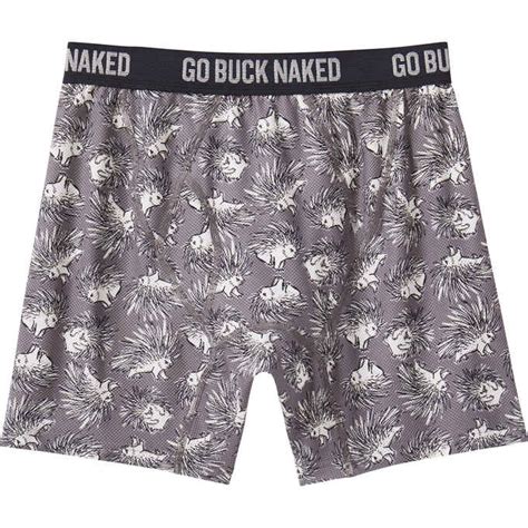 Mens Go Buck Naked Pattern Boxer Briefs Duluth Trading Company