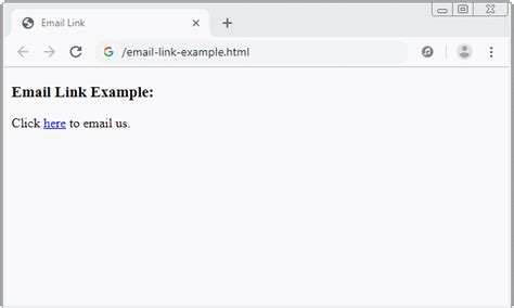 HTML Email Links Tutorial With Examples O7planning Org