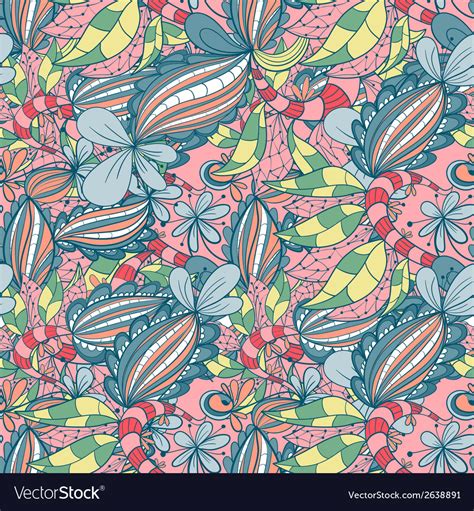 Abstract Seamless Hand Drawn Pattern Royalty Free Vector